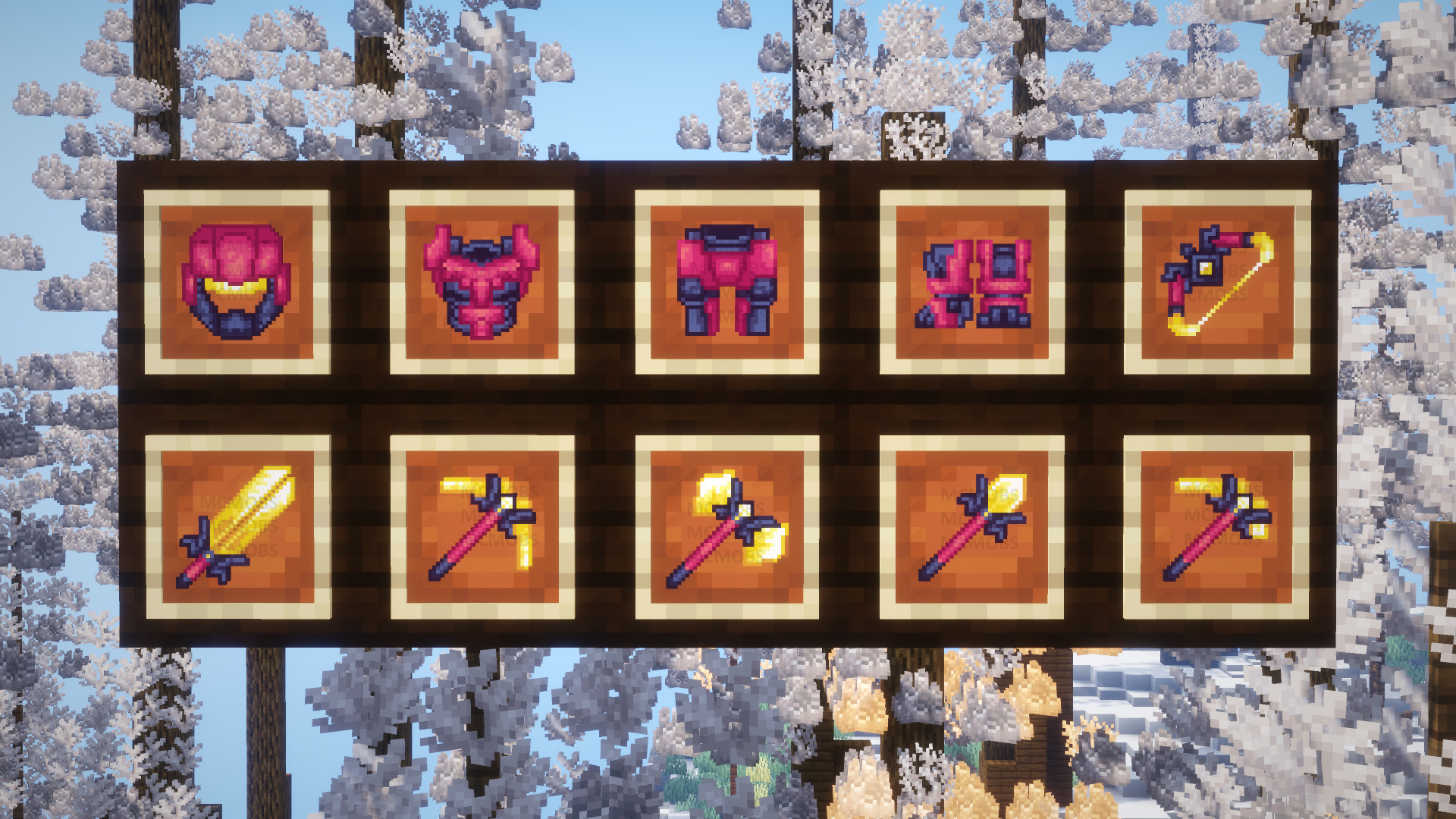 Red Warrior Set | Chunkfactory